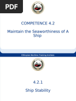 Understanding TPC in Ship Stability | PDF | Density | Ships
