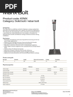 MD MDX Bolt Brochure | PDF | Screw | Strength Of Materials