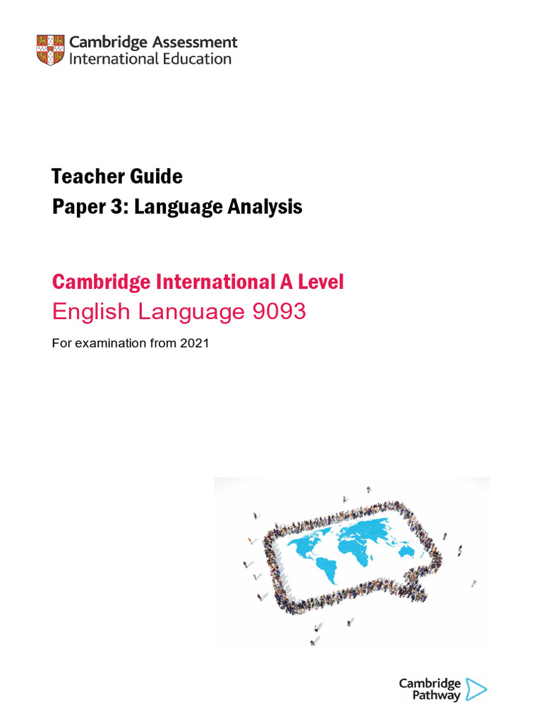 9093 Teacher Guide Paper 03 (For Examination From 2021) | PDF | Lesson ...