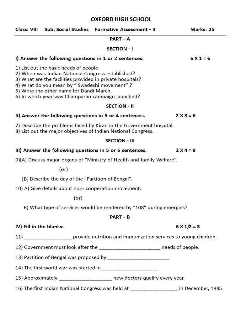 8th Class Social Studies | PDF | Mahatma Gandhi | British India
