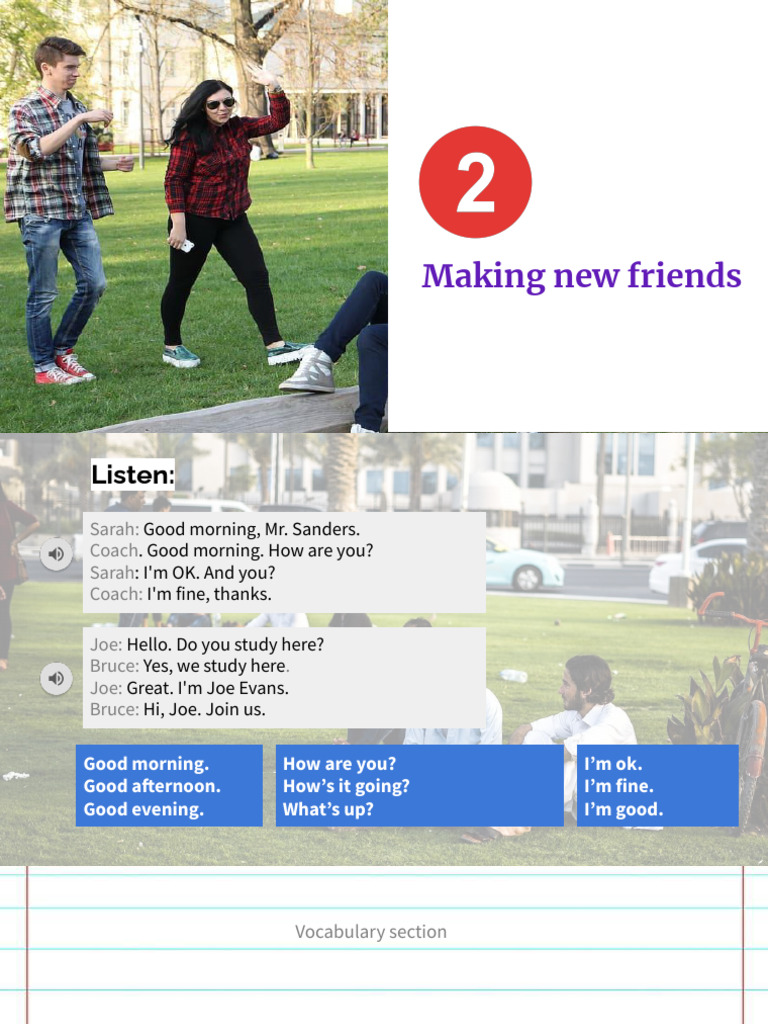 Beginner English Conversations | PDF | Human Communication | Linguistics