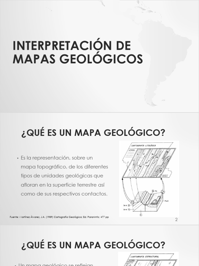 Interpretación de Mapas Geológicos | PDF | Mapa | Cartografía