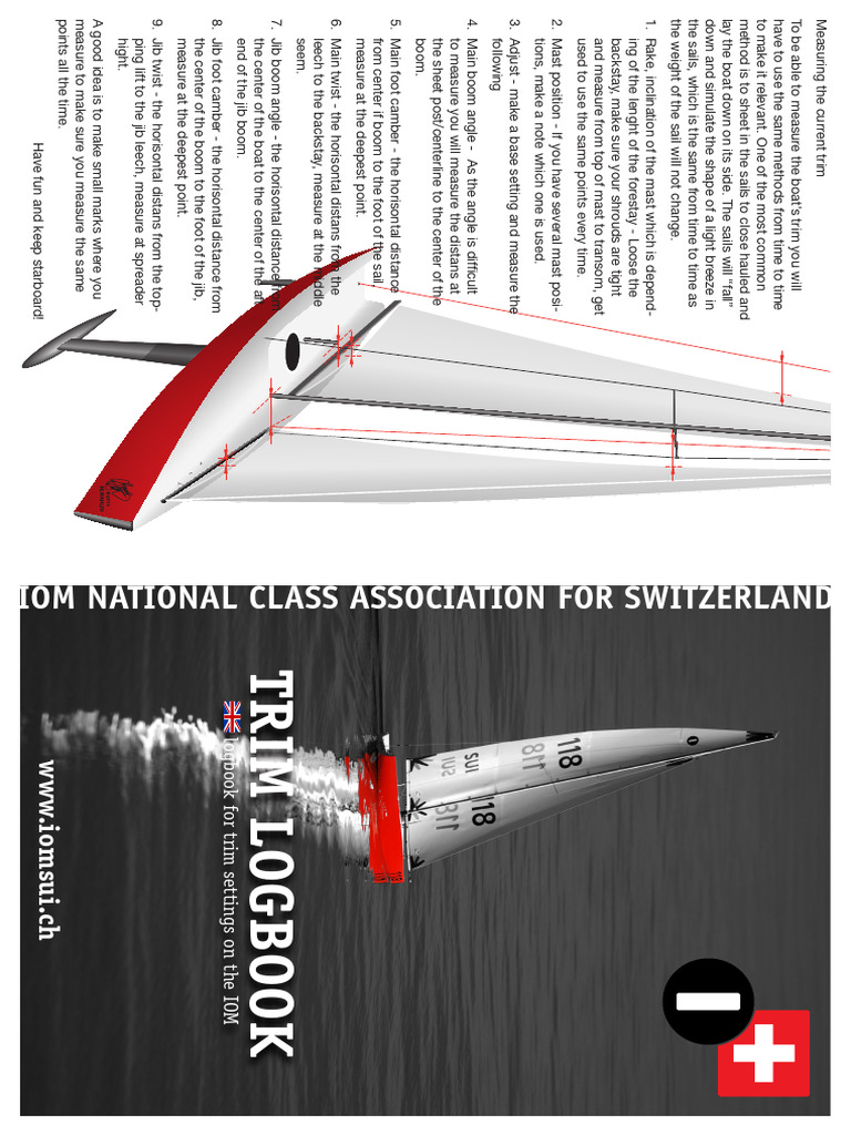 IOM Boat Trim Logbook Guide | PDF | Sailing Ships | Watercraft