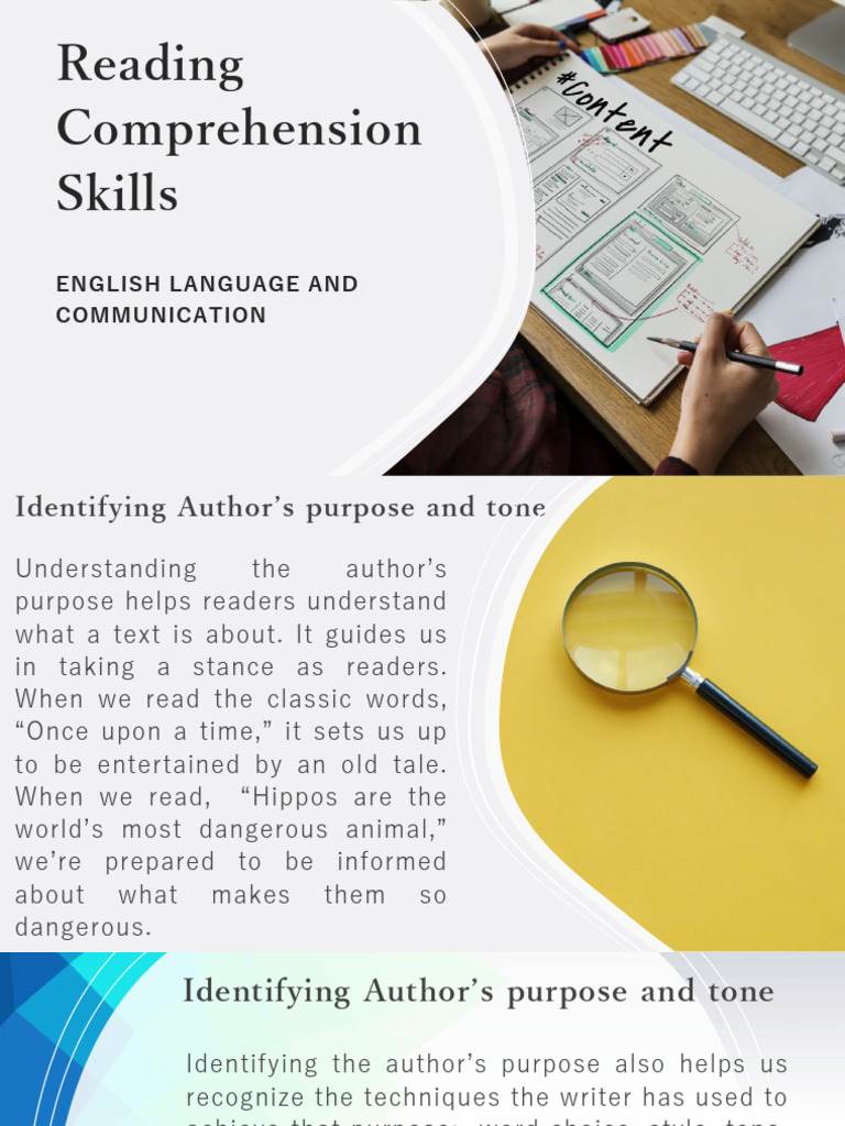Identifying Author's Purpose - Tone | PDF | Writers | Cognitive Science