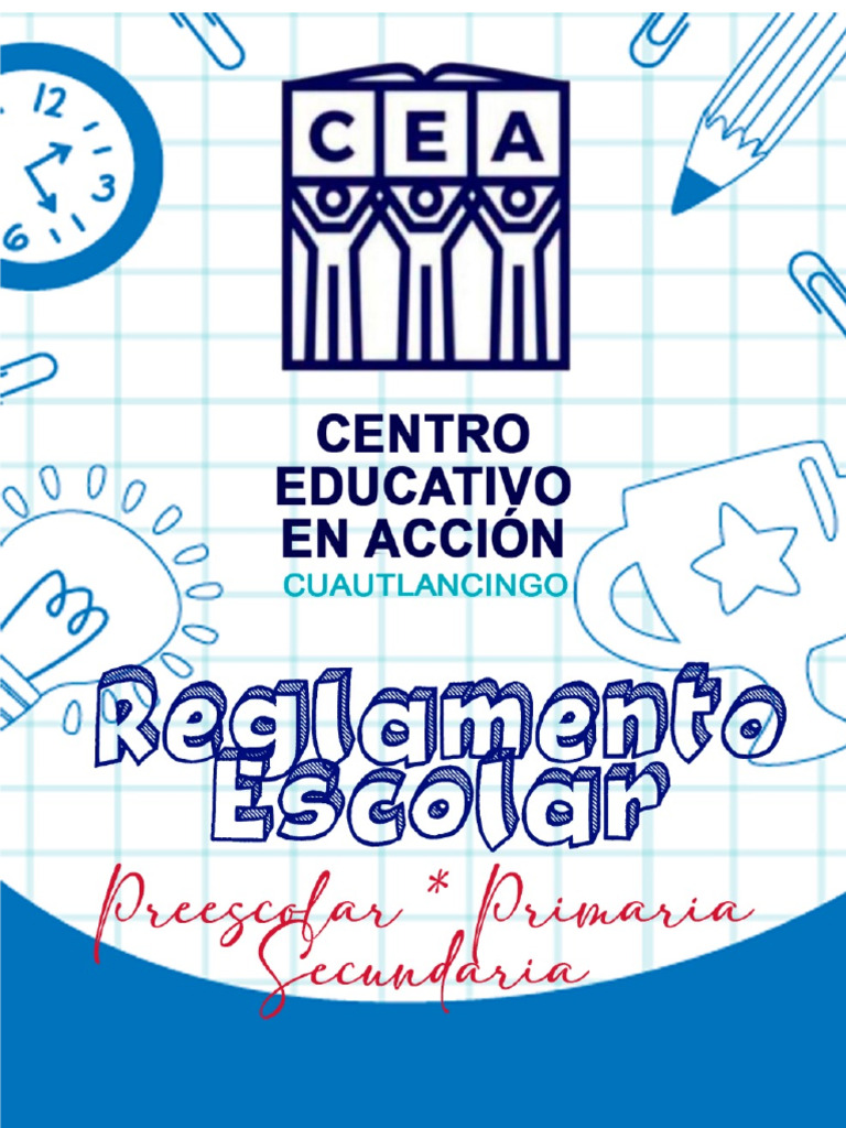Reglamento Escolar, Preescolar, Primaria y Secundaria. | PDF ...