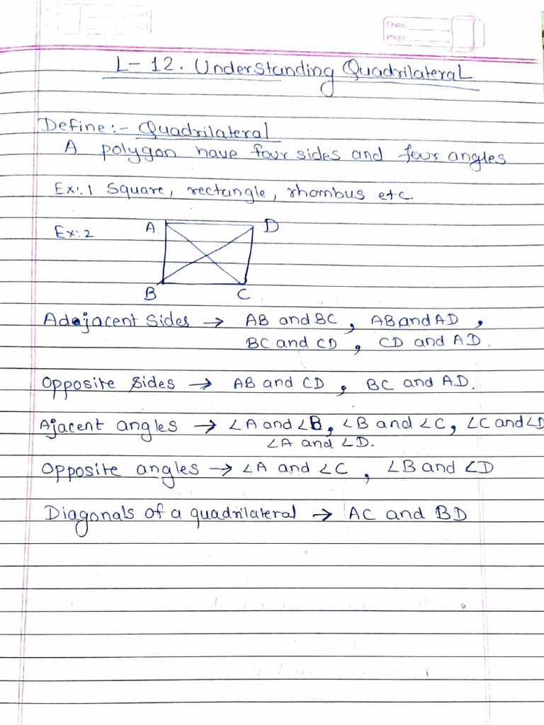 Quadrilateral Ex10.3 Noted VIIID (1) | PDF | Euclidean Plane Geometry ...