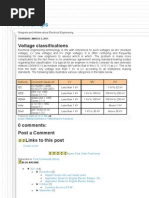Voltage Classification IEC | PDF
