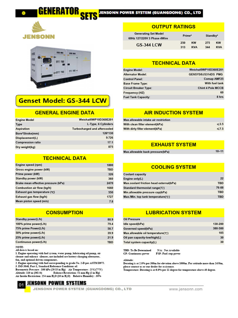 GS-344 LCW Wp10d360e201+js314ds PMG | PDF | Engines | Energy Technology