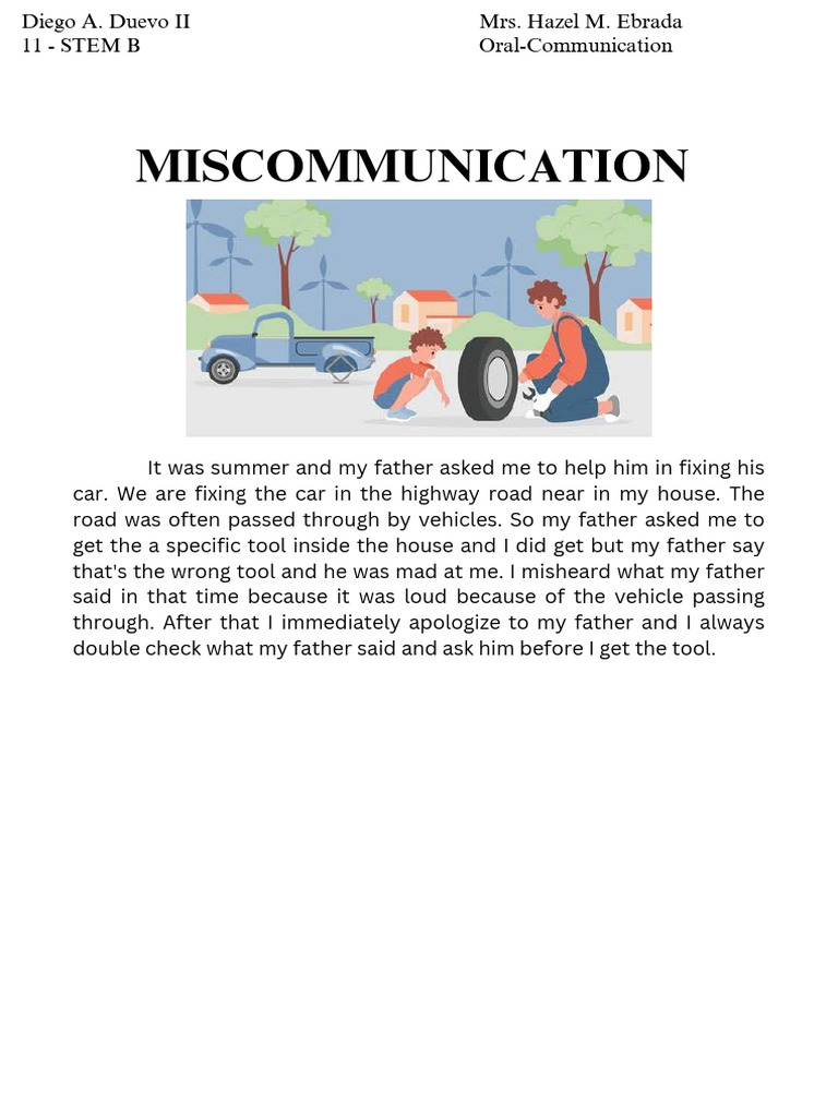 MISCOMMUNICATION | PDF