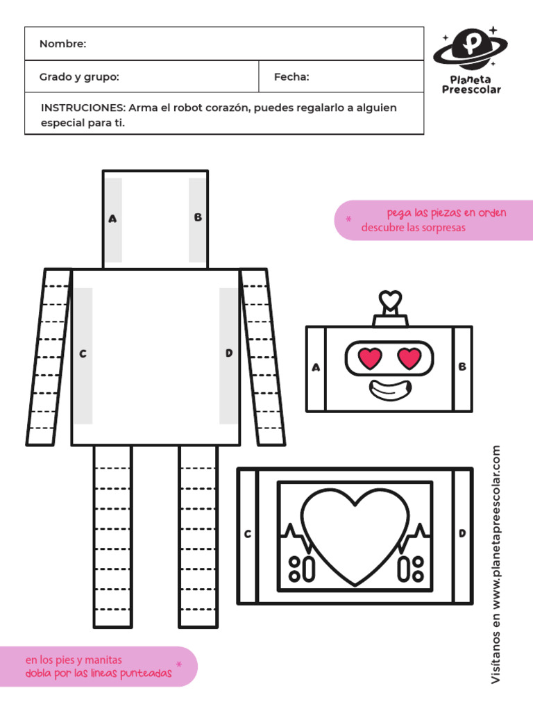 El Robot de La Amistad (San Valentín) | PDF