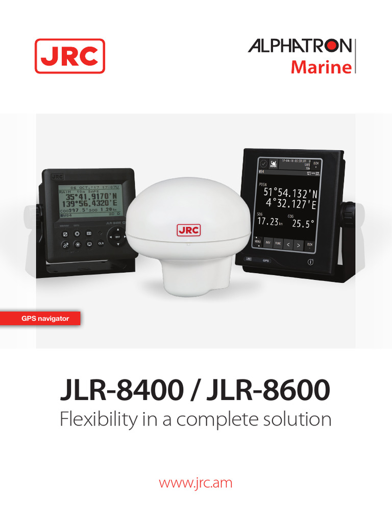Elcome JRC JLR 8400 8600 Gps Navigator | PDF | Global Positioning ...