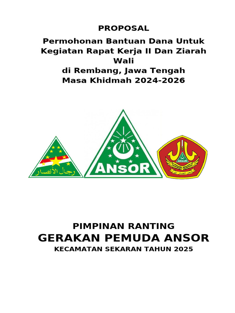 Draf Proposal Raker II | PDF