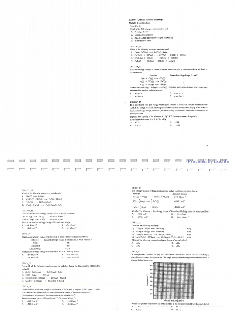 Past Paper by Topic Dse Energy | PDF