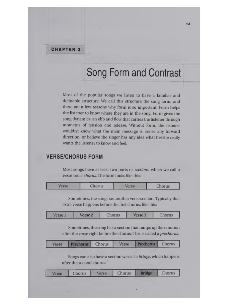 "Song Form and Contrast" - Stolpe | PDF | Song Structure | Musical ...