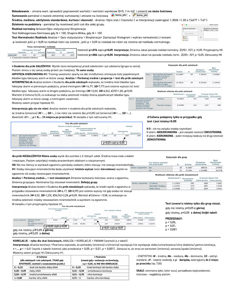 Sciaga Kolokwium | PDF