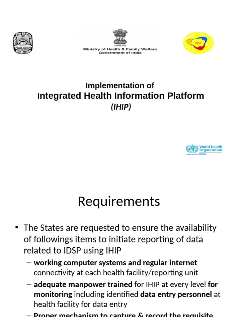 Steps in Implementation of IHIP | PDF | User (Computing) | Password