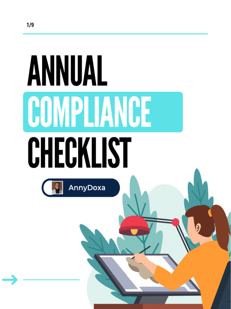 Annual Compliance Checklist for Companies | PDF