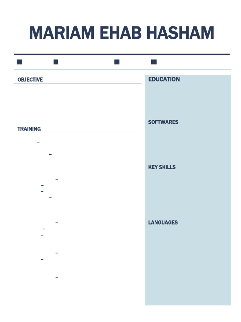 _..Mariam Ehab resume | PDF | Learning | Cognition