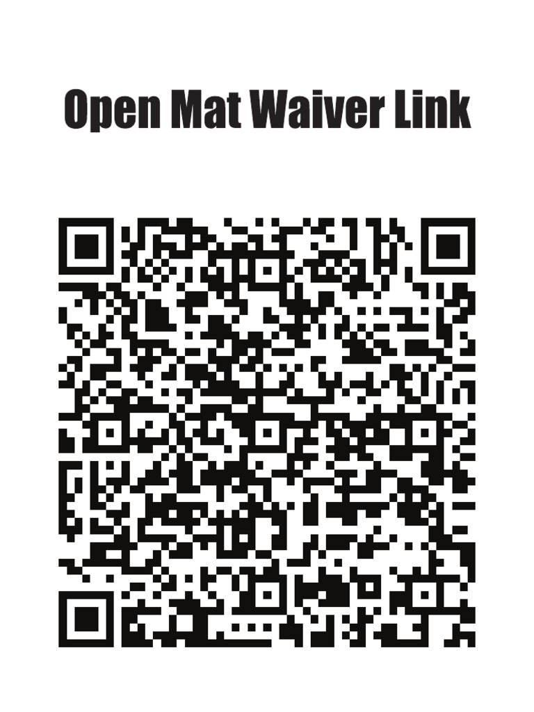 Open Mat Waiver Link | PDF