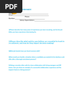 ISO 25010 Software Quality Questionnaire | PDF