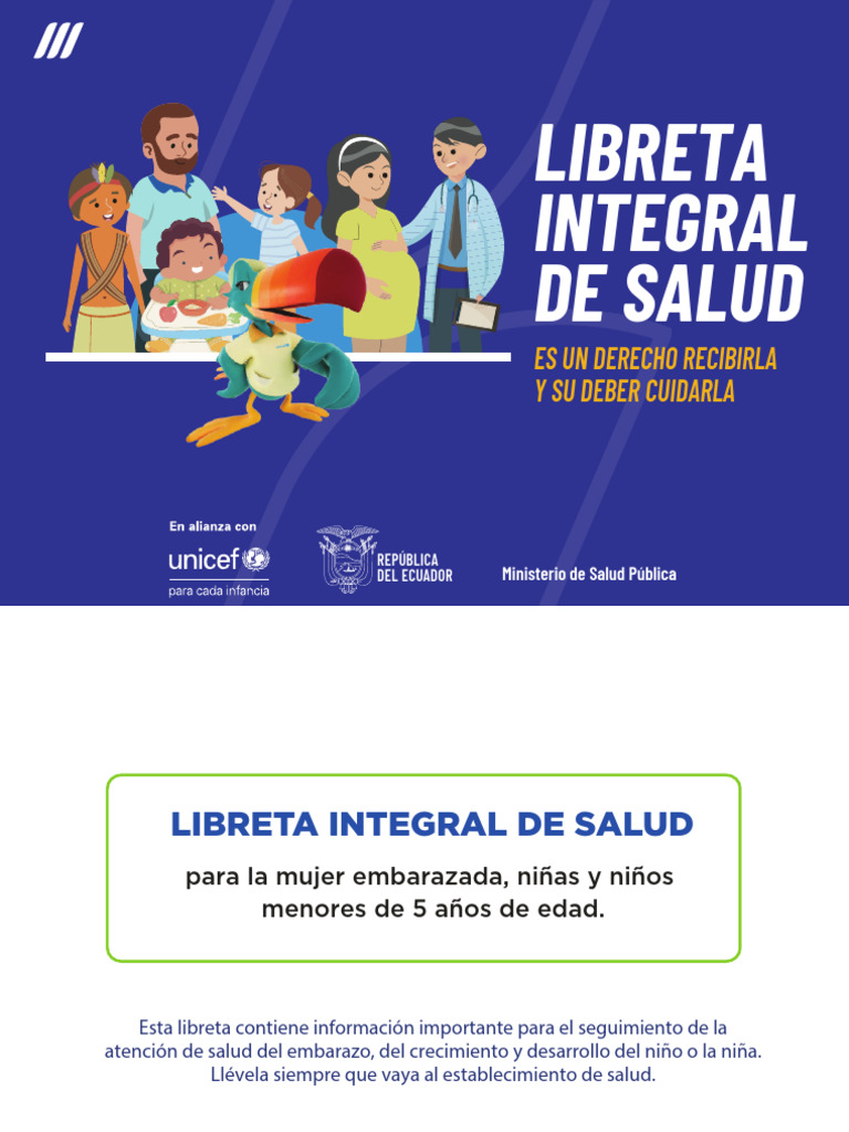 Anexo 4. - Libreta Integral de Salud 2024 MSP | PDF | El embarazo | Parto