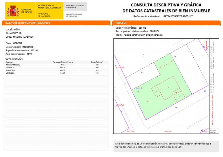 Consulta de Datos Catastrales | PDF | Tecnología geográfica | Datos ...