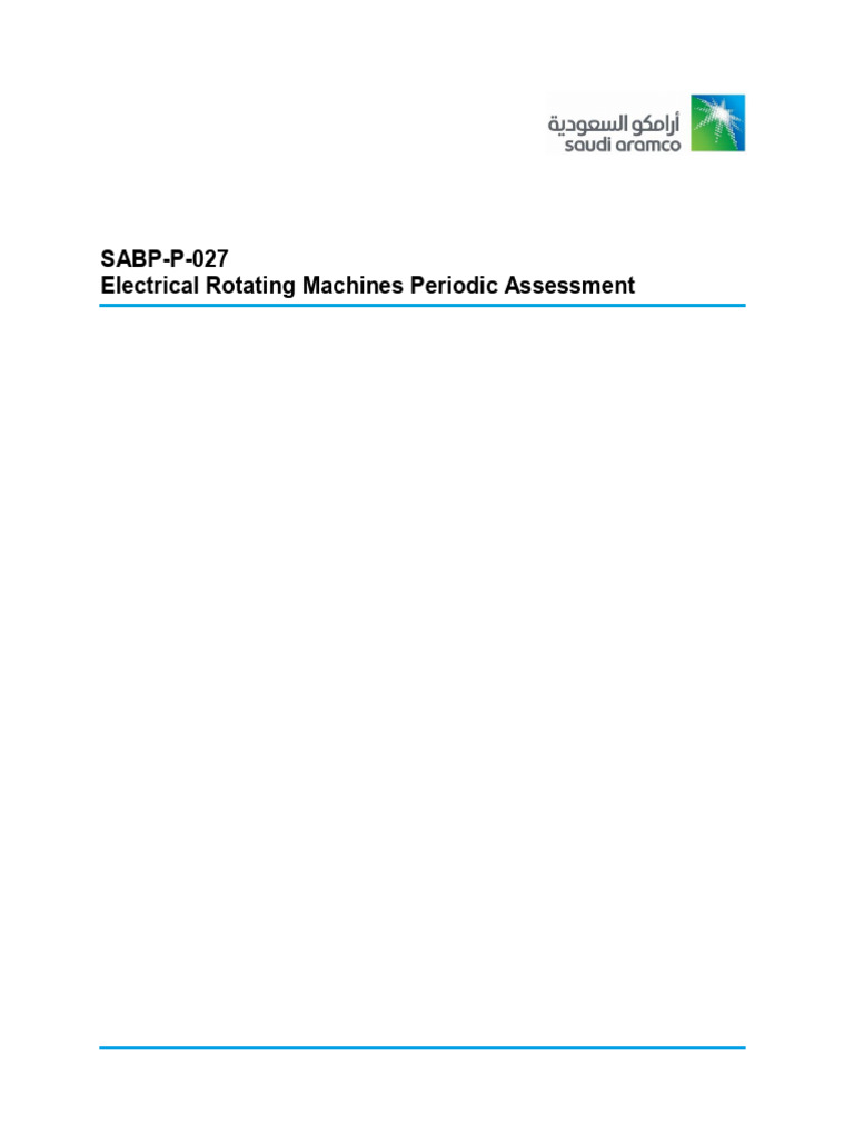 SABP-P-027 | PDF | Electric Motor | Electric Generator