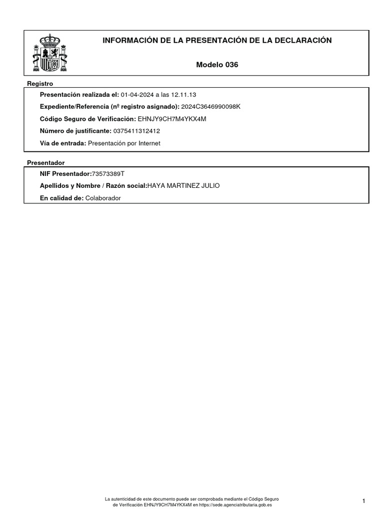 24 04 01 Alta Iae JHM | PDF | Herencia | Economias
