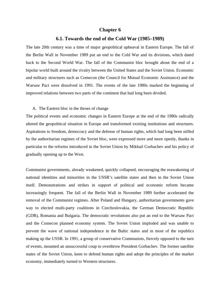 Chapter_6_global_devlopment[2] | PDF | Soviet Union | World Politics