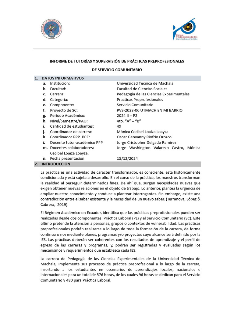 Tutorías y Supervisión en Prácticas UTMACH | PDF | Pedagogía | Aprendizaje