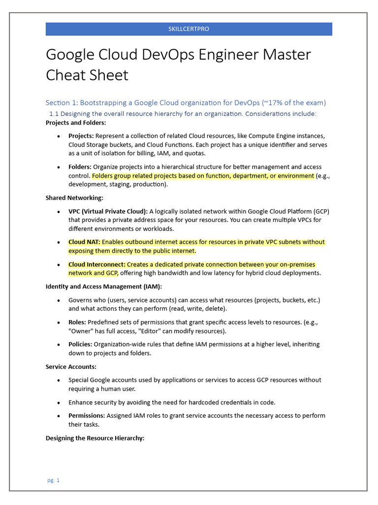 DevOps - GCP | PDF | Cloud Computing | Security
