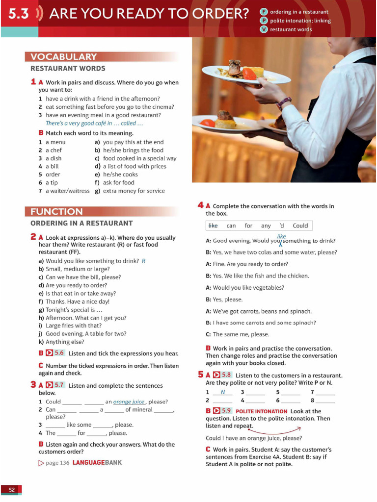 Unit 4 Elem p52-53 | PDF