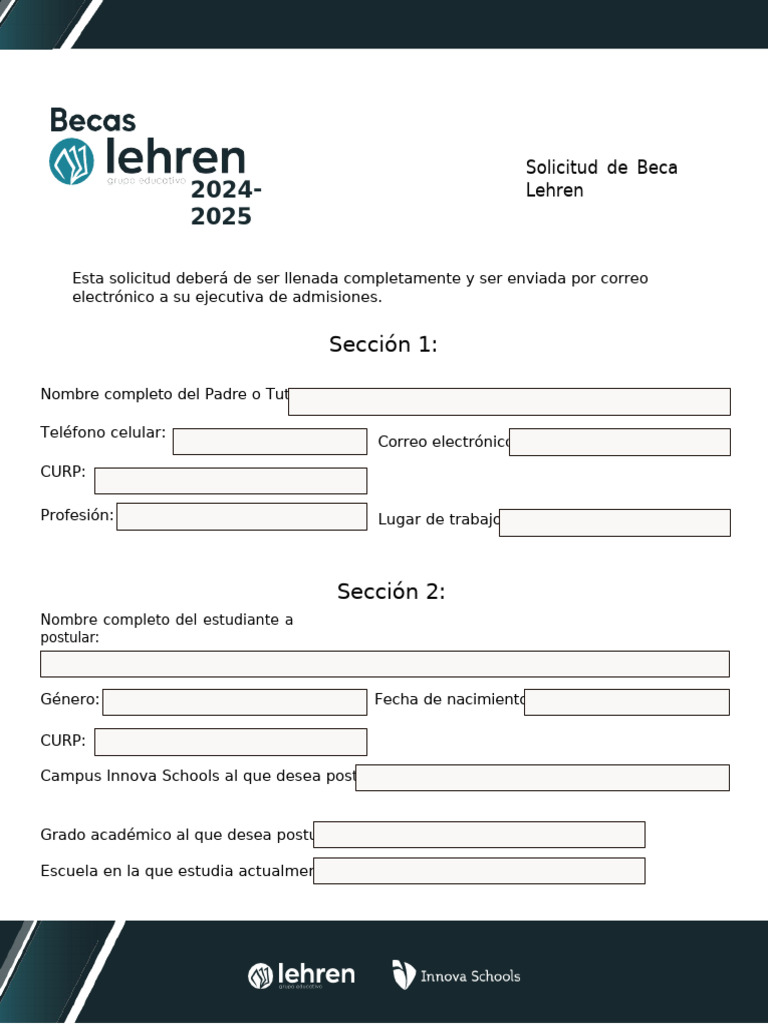 Formato de Beca 1 | PDF