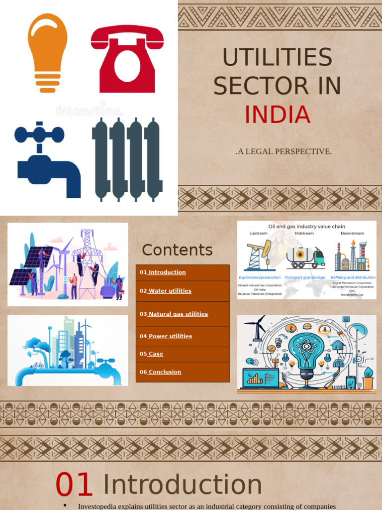Overview of India's Utilities Sector | PDF | Public Utility | Natural Gas