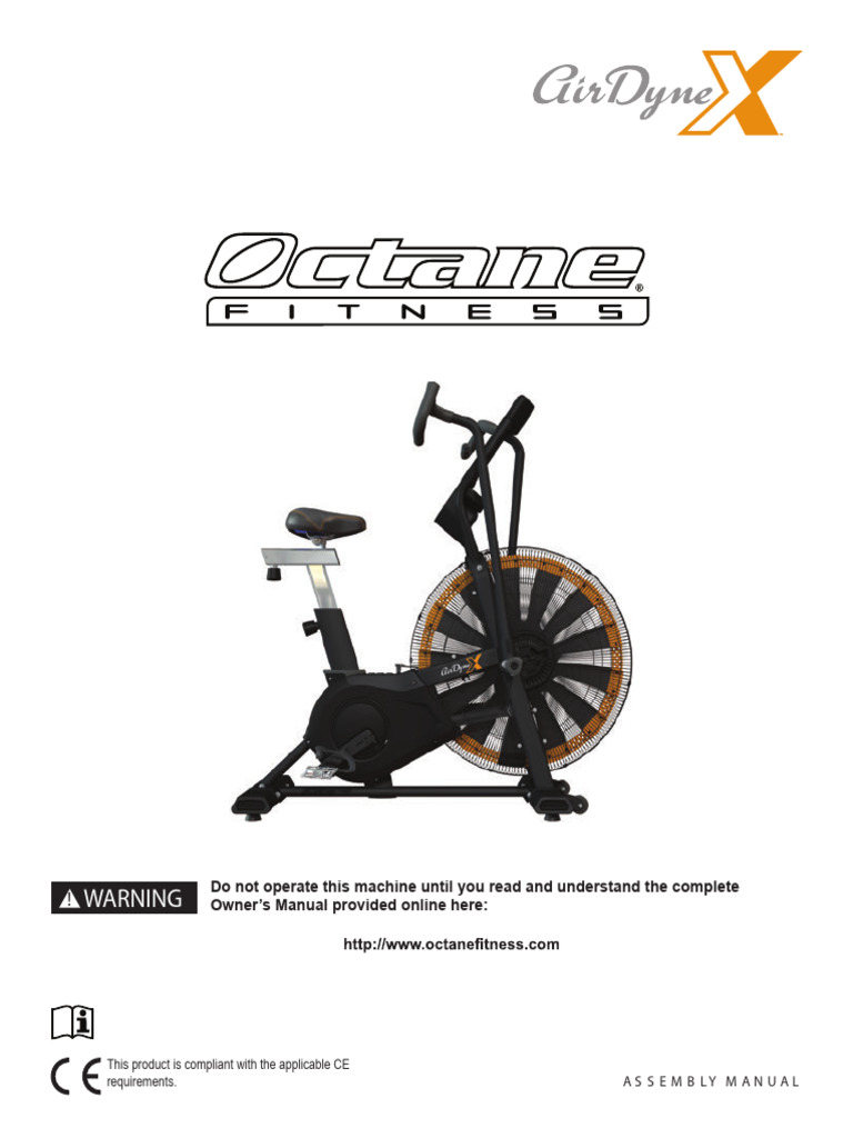 Octane Airdyne Adx Manual | PDF | Heart Rate | Electromagnetic Interference
