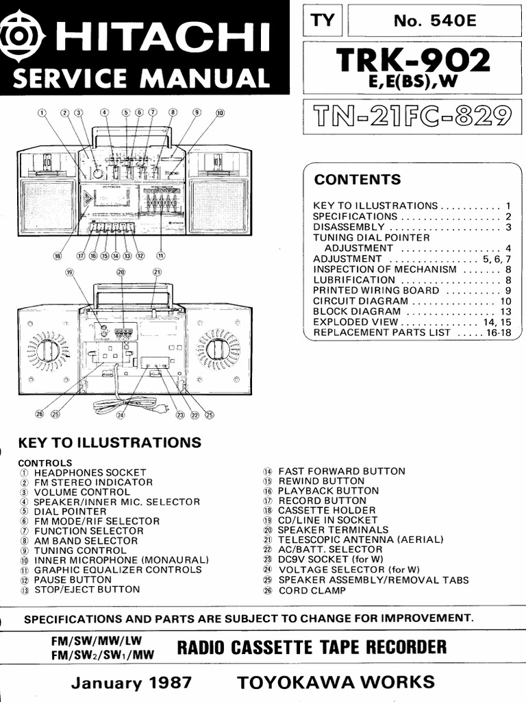 hitachi_trk-902 | PDF