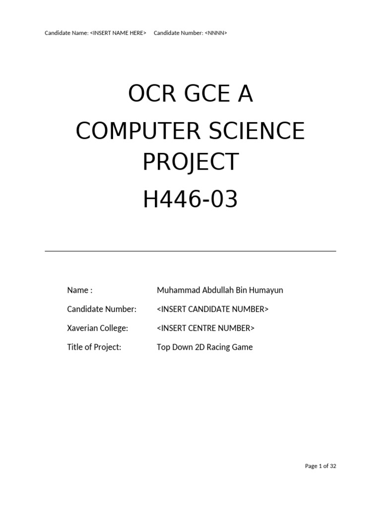 NEA Write Up V3 | PDF | Operating System | 64 Bit Computing