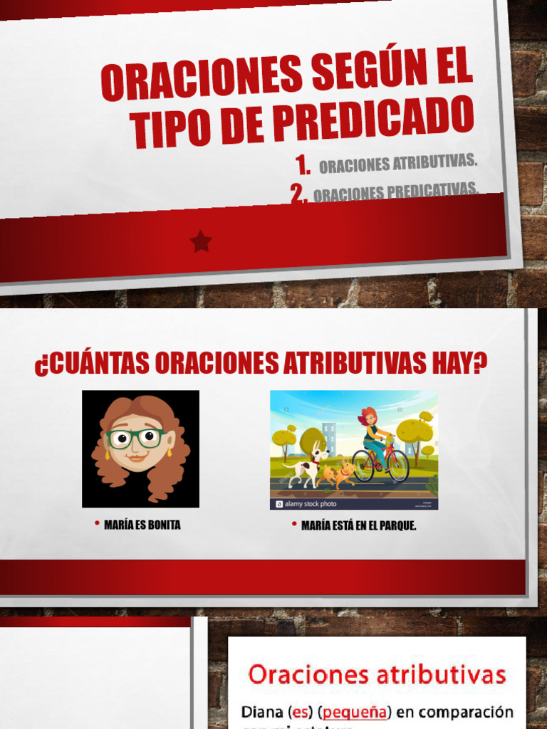 Oraciones según tipo de predicado | PDF | Verbo | Objeto (gramática)