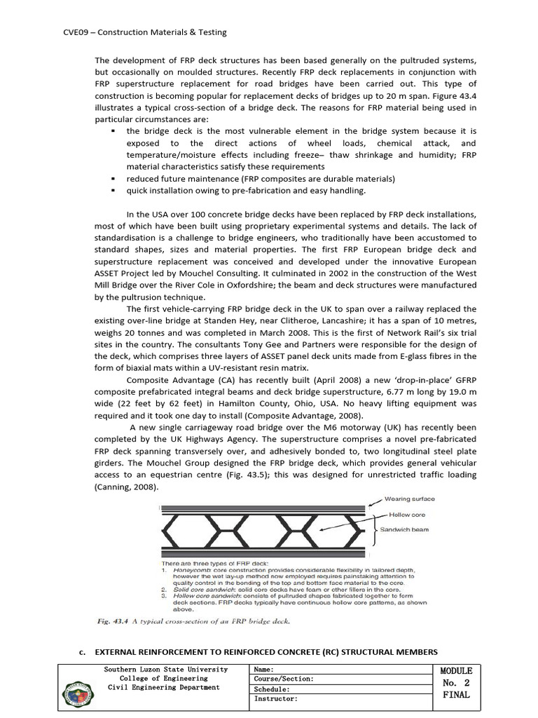 module 10 - FRC & POLYMERS (1) | PDF | Fibre Reinforced Plastic ...