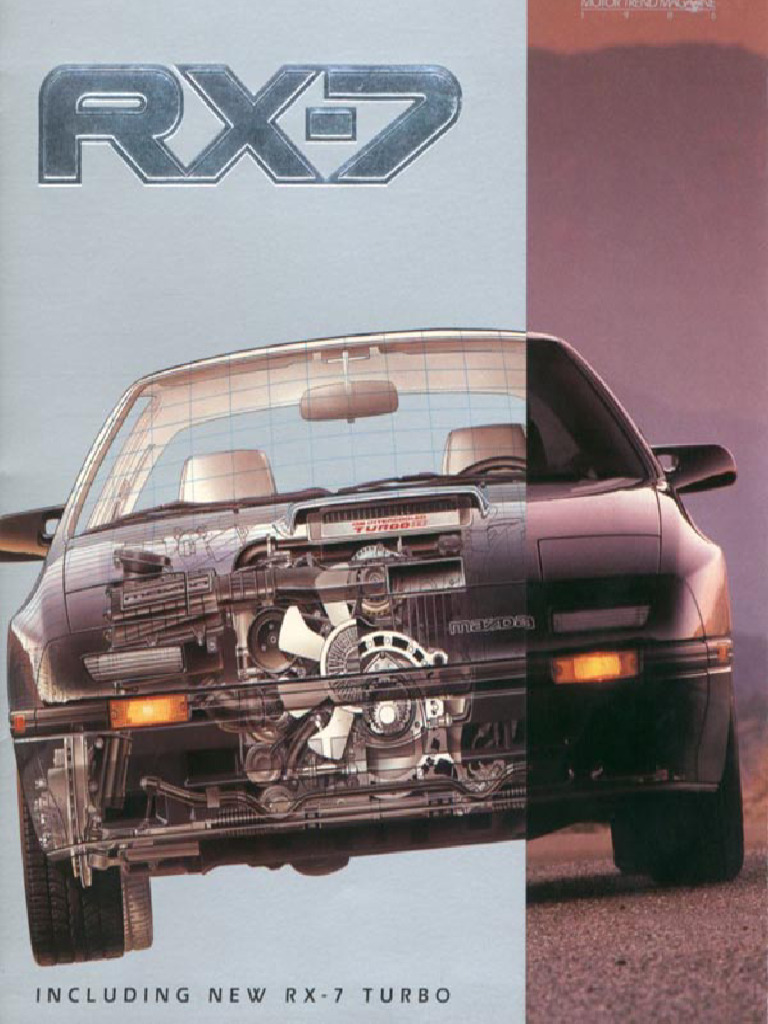 1986 rx7 Brochure | PDF