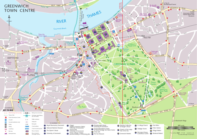 Greenwich Map | PDF