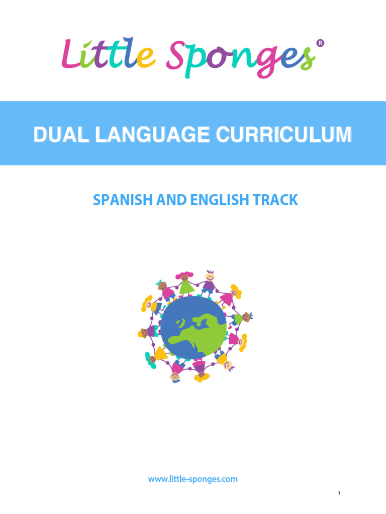 Little Sponges Curriculum - Spanish & English | PDF | Curriculum
