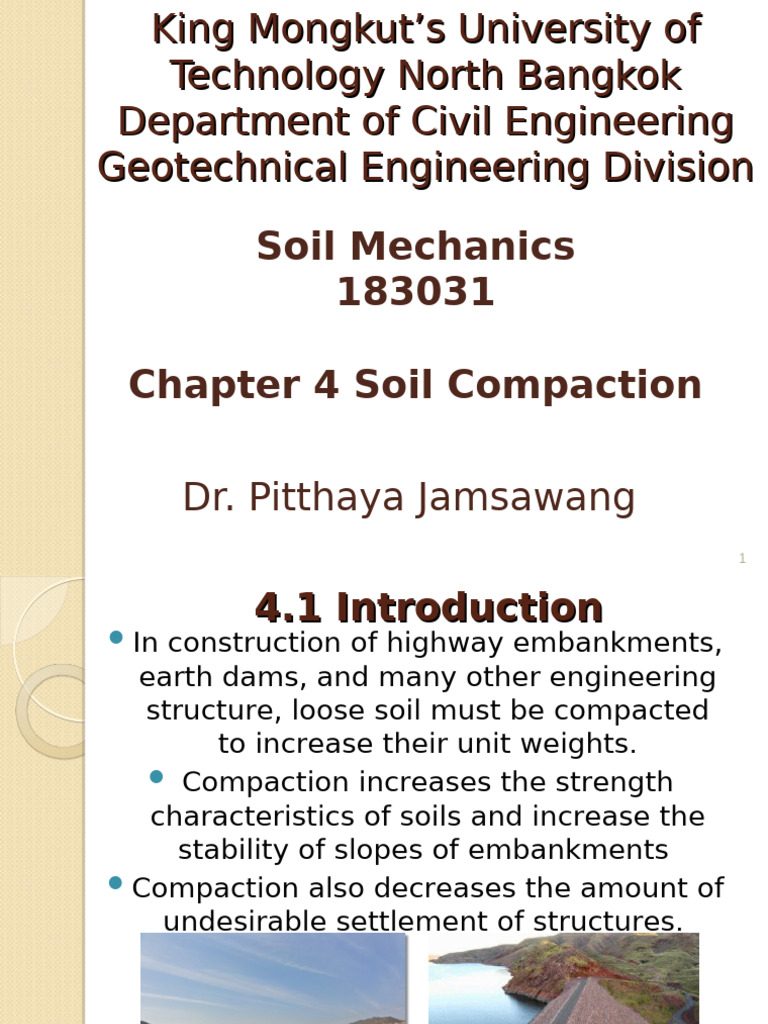 Soil Chapter 4 - Soil Compaction (New) | PDF | Soil Science | Natural Materials