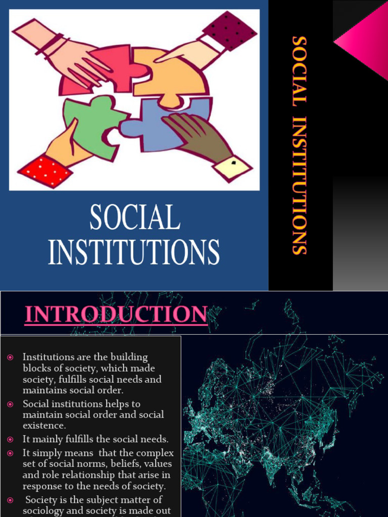Social Institutions | PDF | Marriage | Family