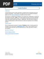 How to Create a Position in Workday | PDF | Business