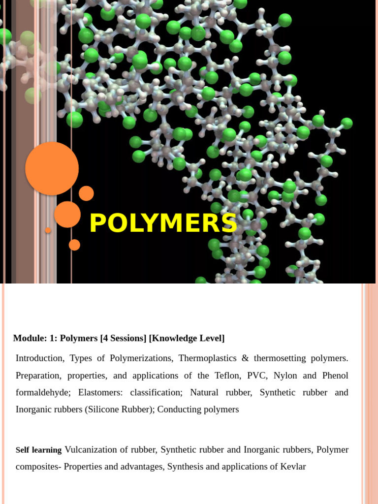 POLYMERS | PDF | Polymers | Composite Material