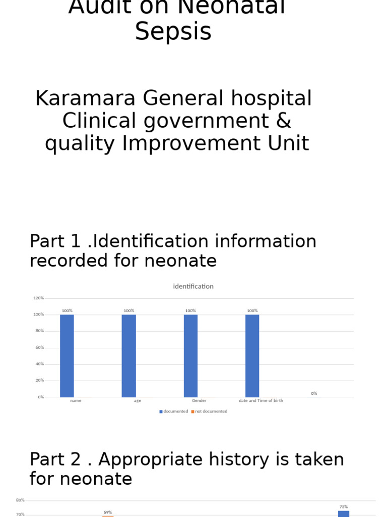 Neonatal Sepsis Audit Report | PDF | Pediatrics | Public Health