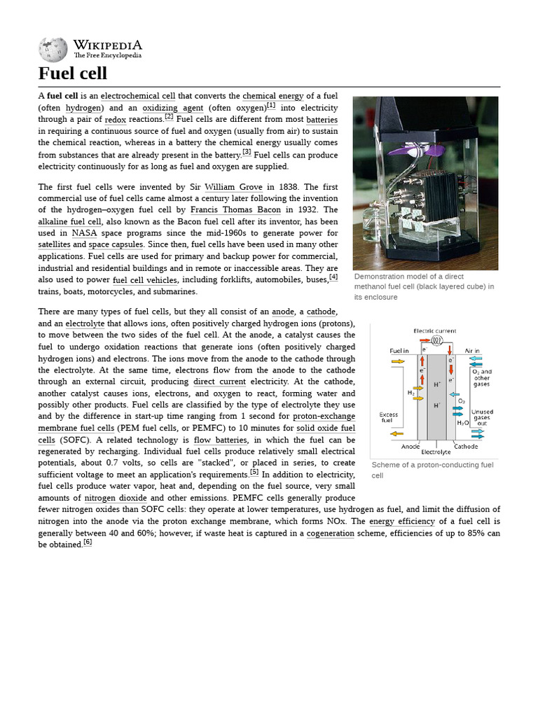 Fuel_cell | PDF | Fuel Cell | Solid Oxide Fuel Cell