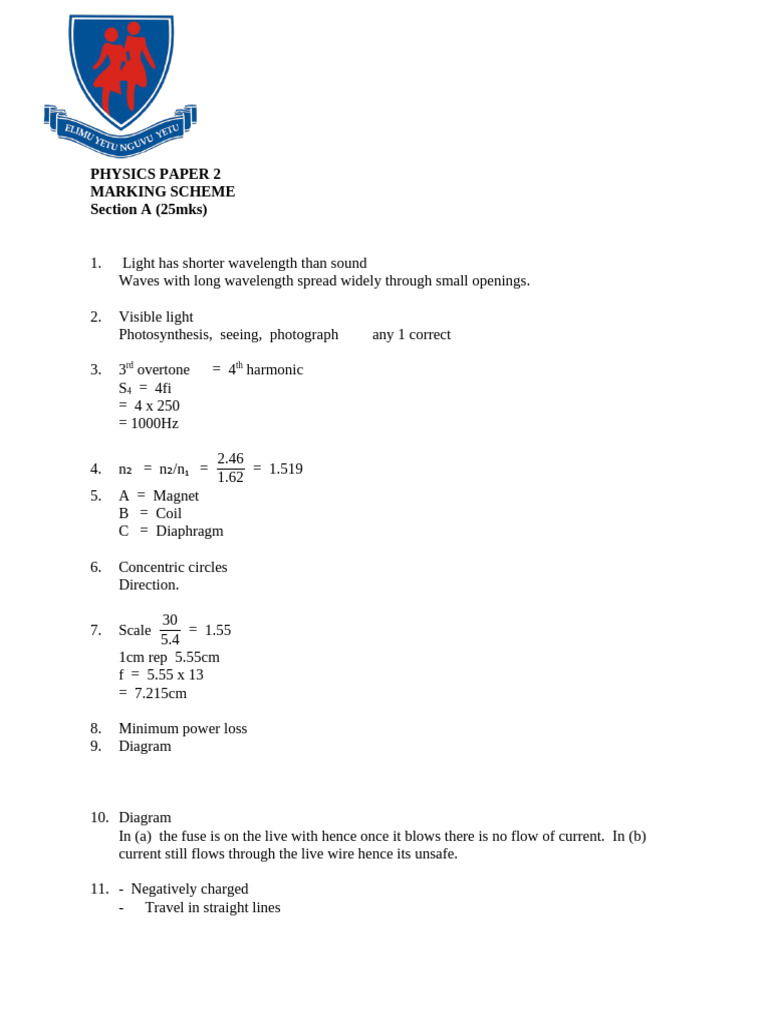 PHYS P2 - M.S | PDF | Photoelectric Effect | Mirror