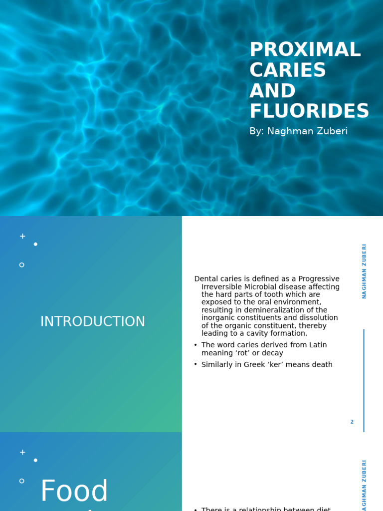 Proximal Caries and Fluorides | PDF | Tooth Enamel | Tooth